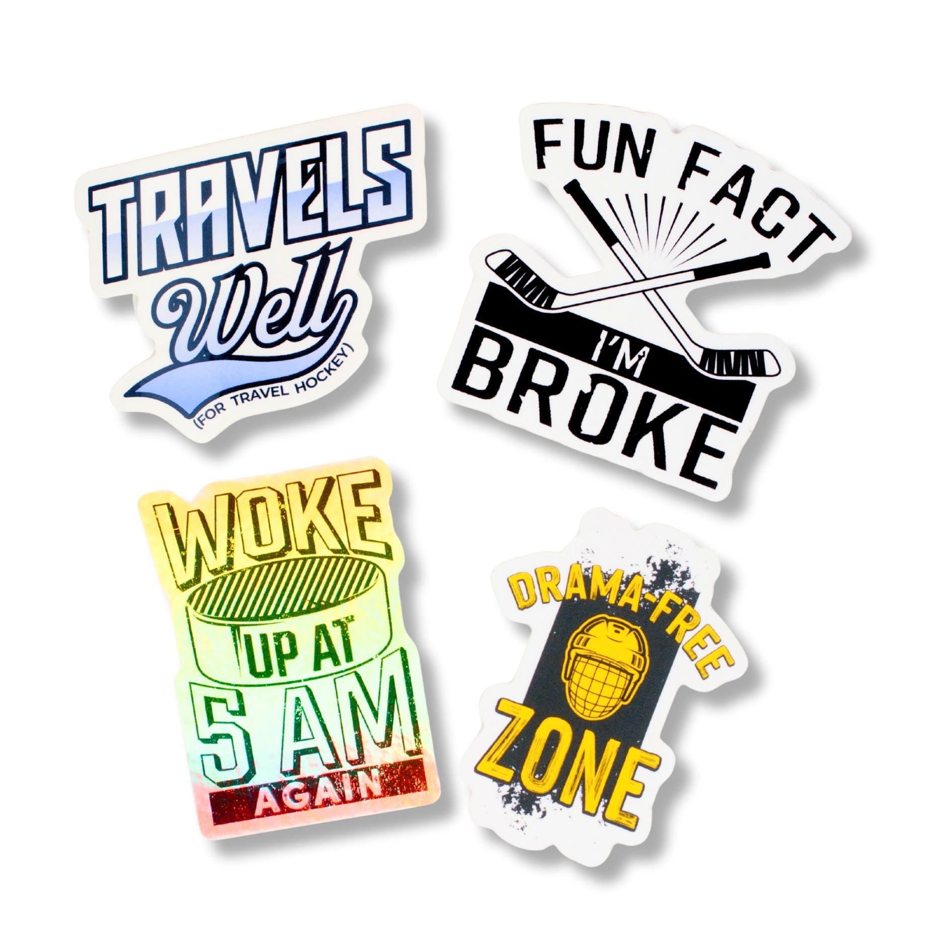 Hockey Sticker Sets - For the Love of Hockey Premium Sticker Sets